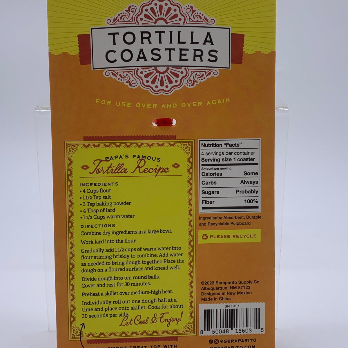 Tortilla Coasters – Duran Central Pharmacy